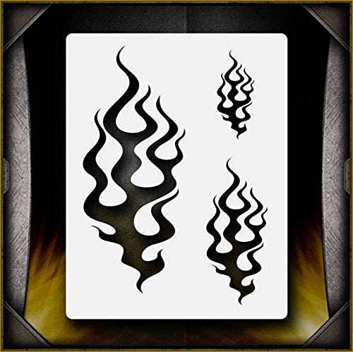 Flames 12 – Airsick Stencils